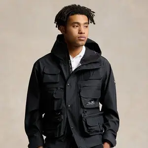Ralph Lauren Water-Repellent Wading Jacket In Polo Black - 40% Off